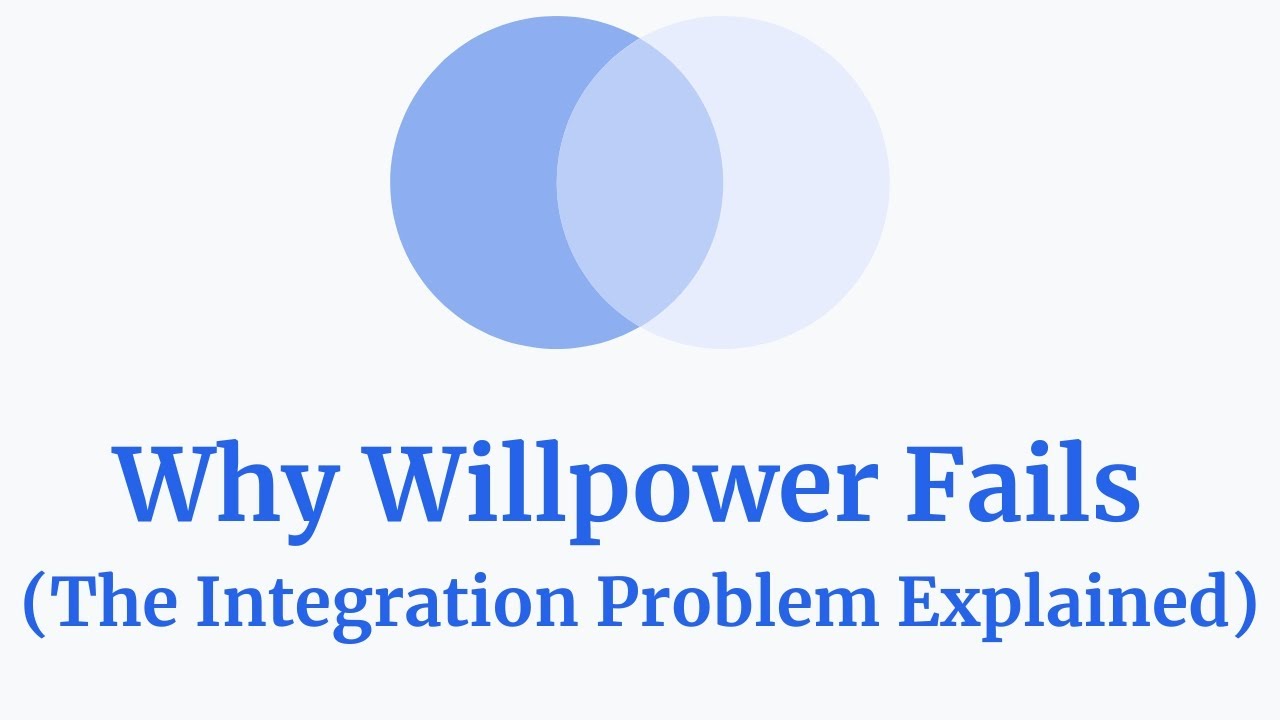 EP 3: Why Willpower Fails (The Integration Problem Explained) - YouTube
