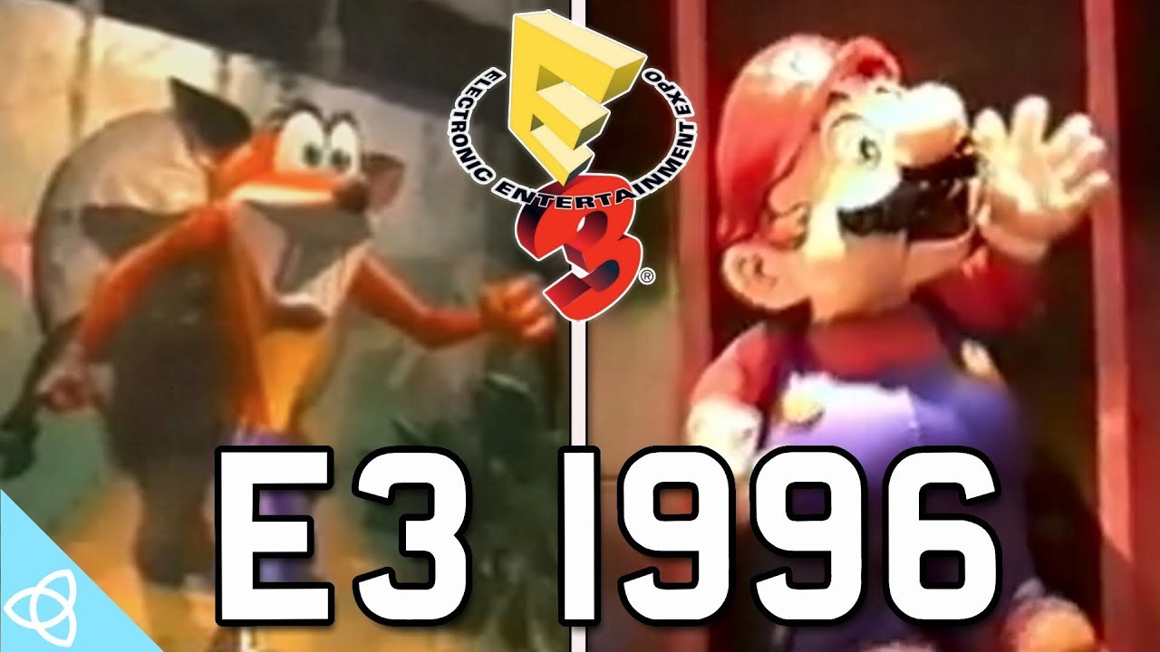 E3 1996 Showfloor [Crash Bandicoot, Sonic X-Treme, Mario Kart 64 and ...