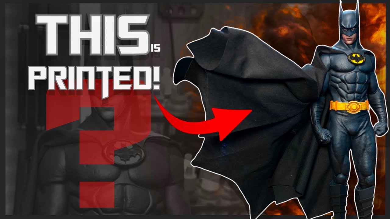 I Finally Painted the BATMAN , Custom 3D PRINT Collectible - YouTube