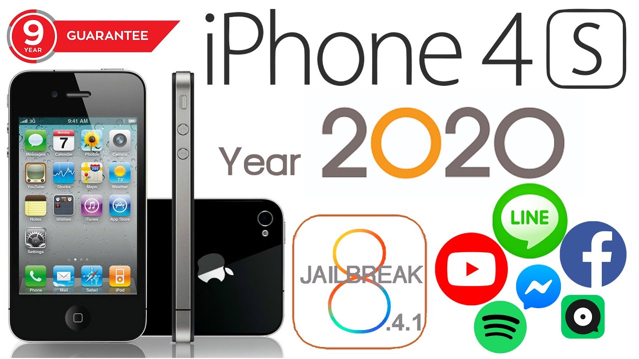 iPhone 4S iOS 8.4.1 in Jun 2020 Top 5 Main Apps It works. - YouTube