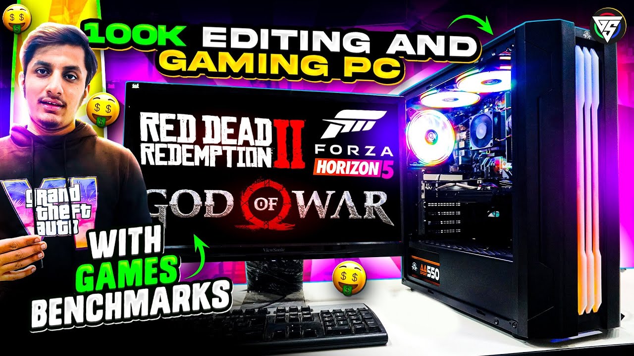 100k Best Editing & Gaming PC Build for My SUBSCRIBER with Games ...