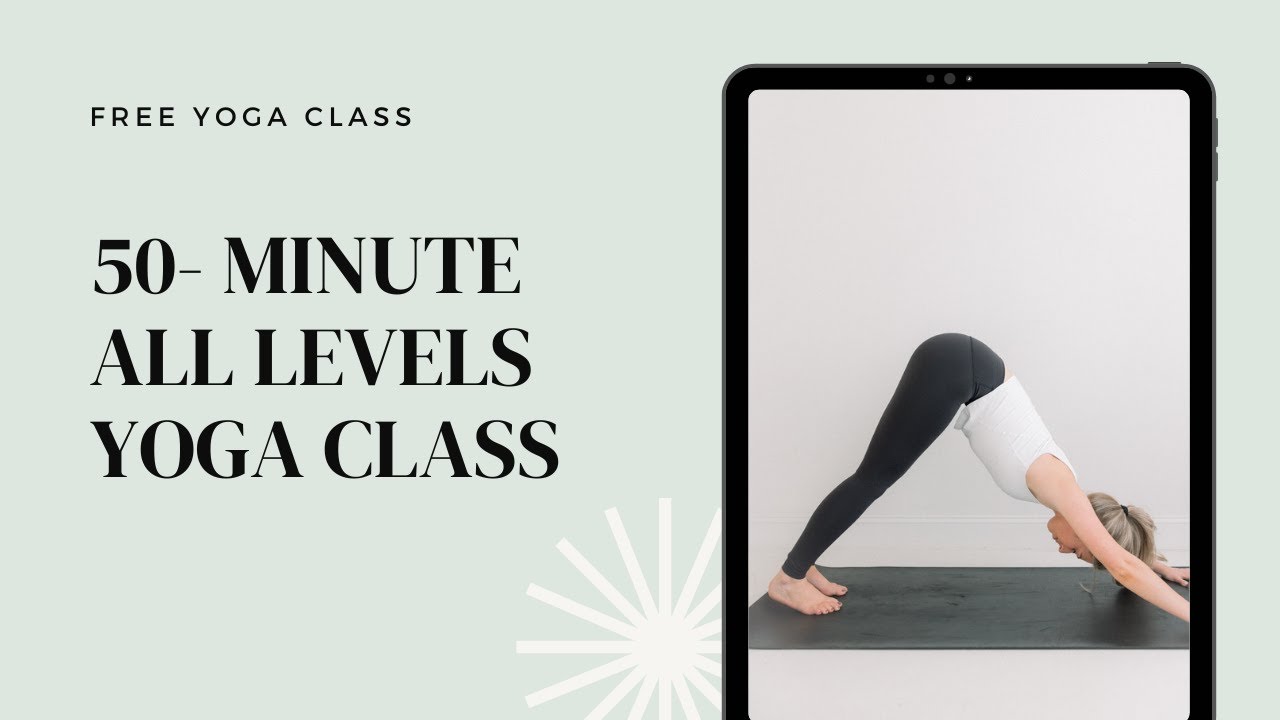 50-Minute All Levels Yoga Flow - beginners welcome! - YouTube