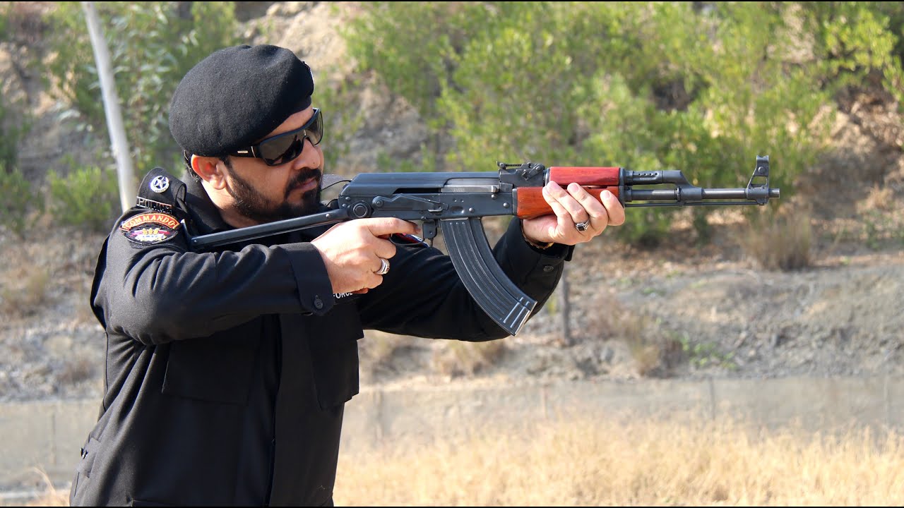 ak47 Kalashnikov 7.62x39 mm fully and semi automatic with pof ...