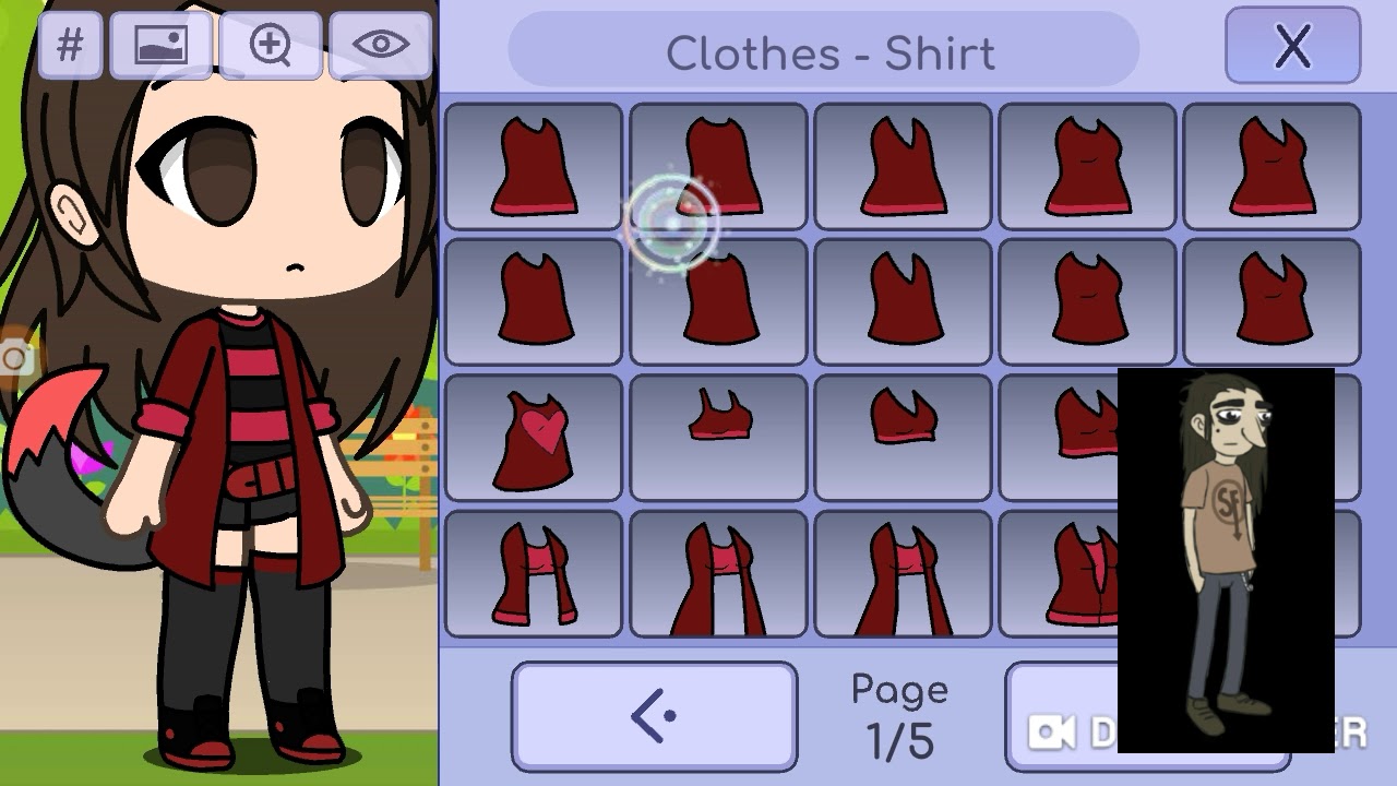 Making sally face characters in gacha life - YouTube