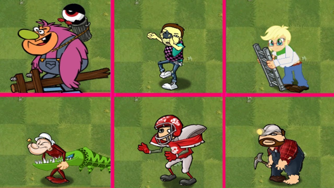 Plants vs Zombies Mod All Cartoons vs All Plants - Plants vs Zombies ...