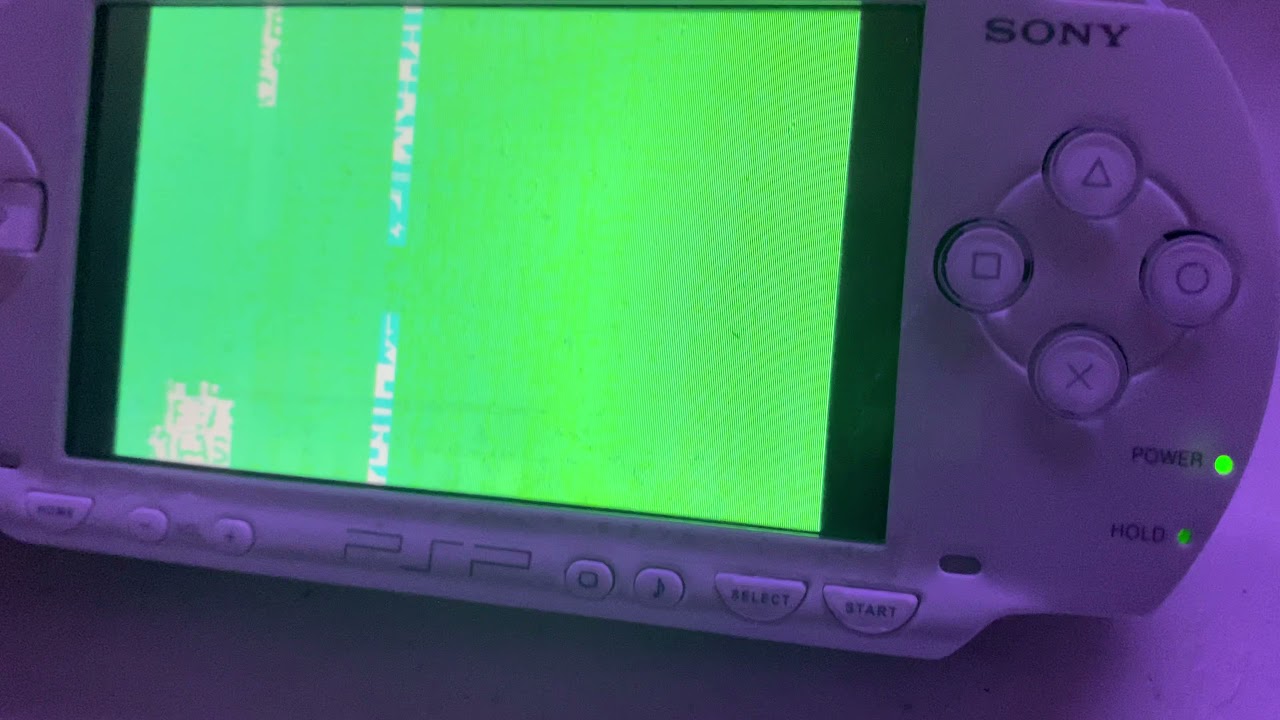 Jailbroken Modded PSP In White - YouTube