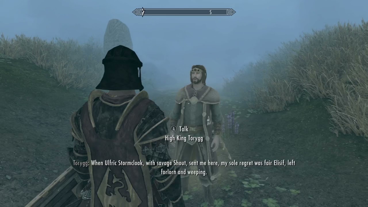 Skyrim Cinematic Walkthrough: Meeting High King Torygg in Sovengarde ...