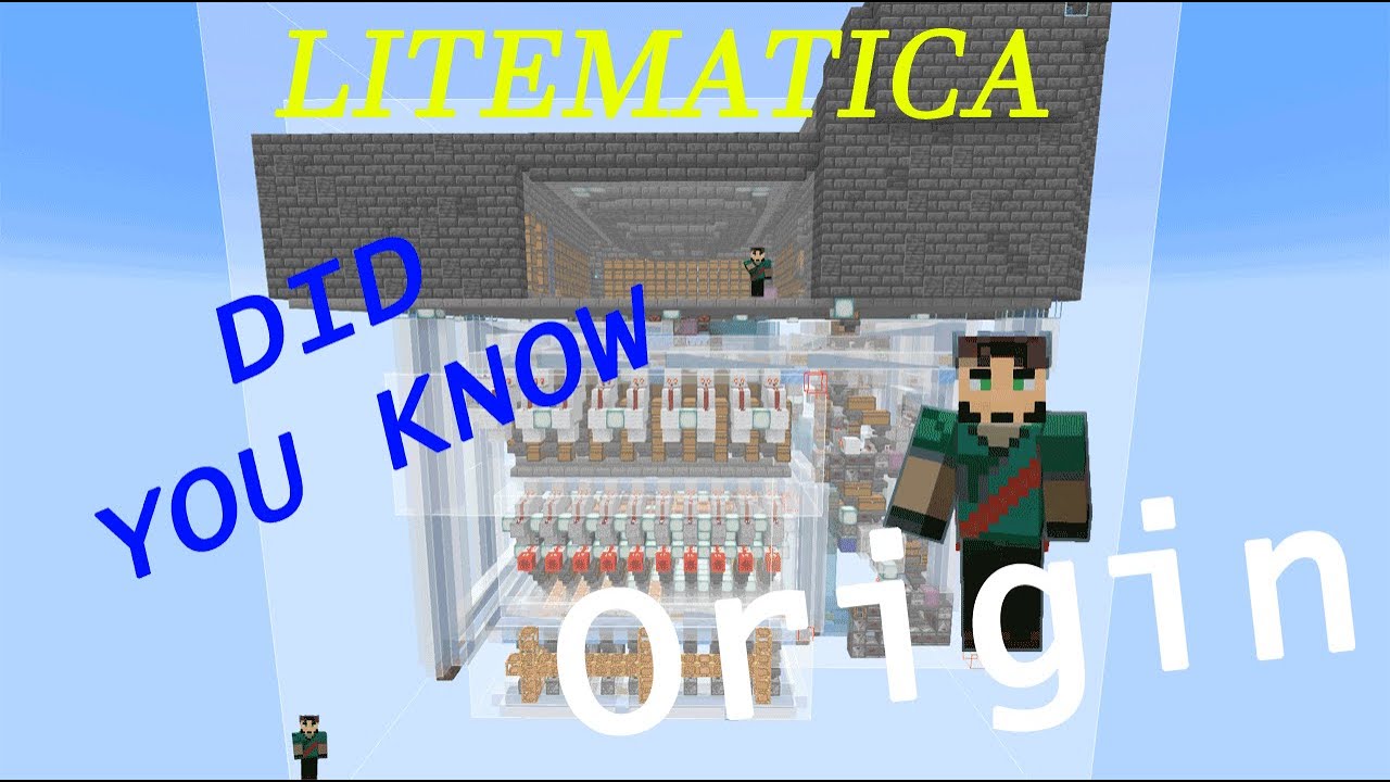 The Pub From Origin Smp Schematic Litematica Minecraft Map