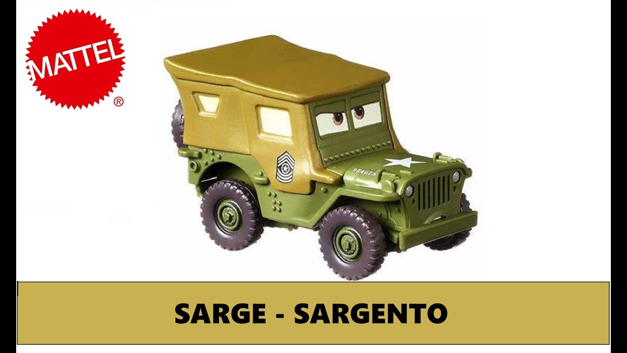 🏎️ Análisis Sarge - Sargento- Mattel-Pixar/Disney-Cars (análisis y ...