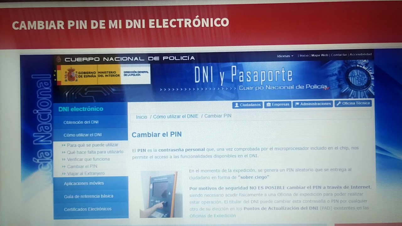 Renovar DNI/ PASAPORTE/ CARNE DE CONDUCIR O CAMBIAR PIN DEL DNI ...