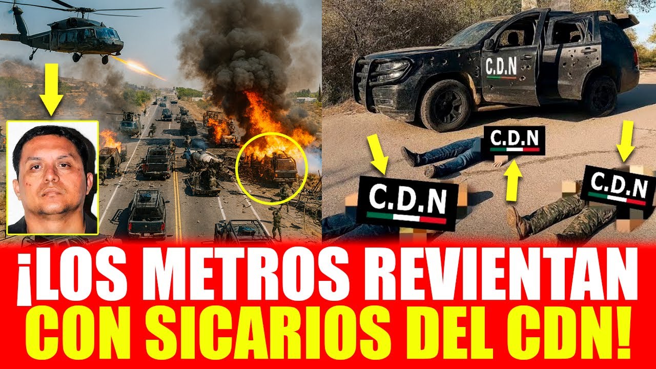 Los Metros del “CDG” REVIENTAN con Sicarios del “CDN” tras ...