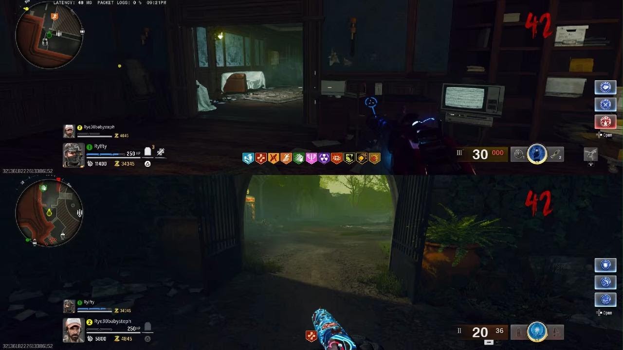 BO6 Zombies - Shattered Veil Split Screen [Round 51 Exfil] - YouTube