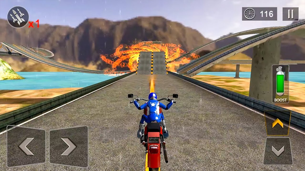 Extreme Bike Stunts 3D Motor Games - #2 Gameplay Android - YouTube