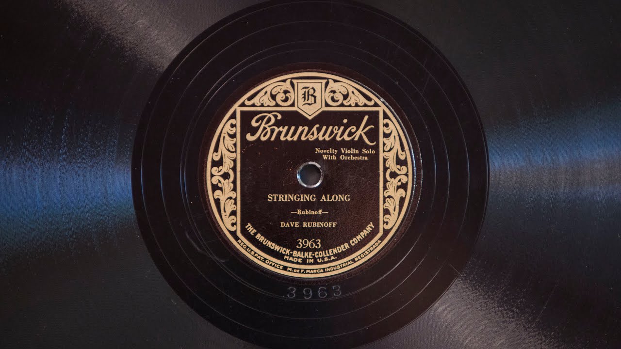 Stringing Along • Dave Rubinoff (Victrola Credenza) - YouTube