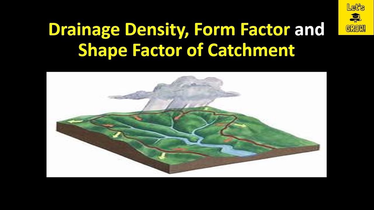 Drainage Density, Form Factor and Shape Factor of Catchment - YouTube
