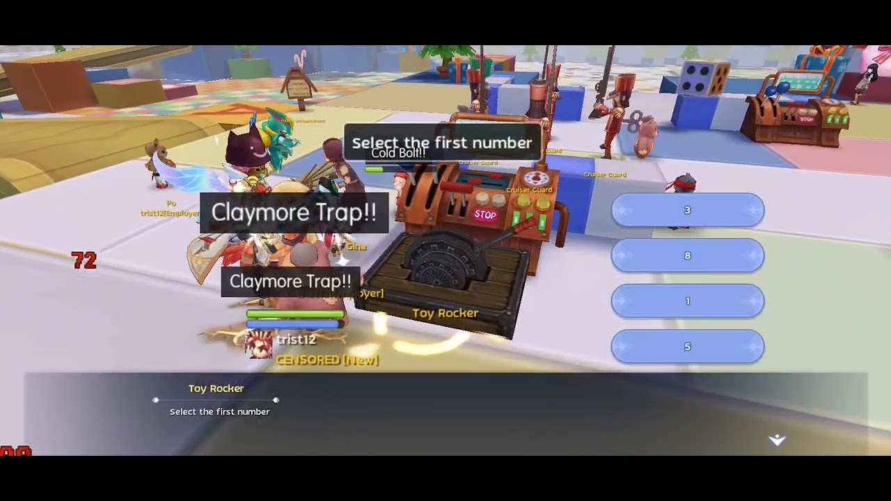 Ragnarok M.eternal love Quest guide.correct number of the toy rocker ...