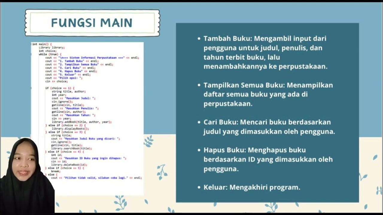 presentasi mengenai sebuah aplikasi sederhana pada mata kuliah ...