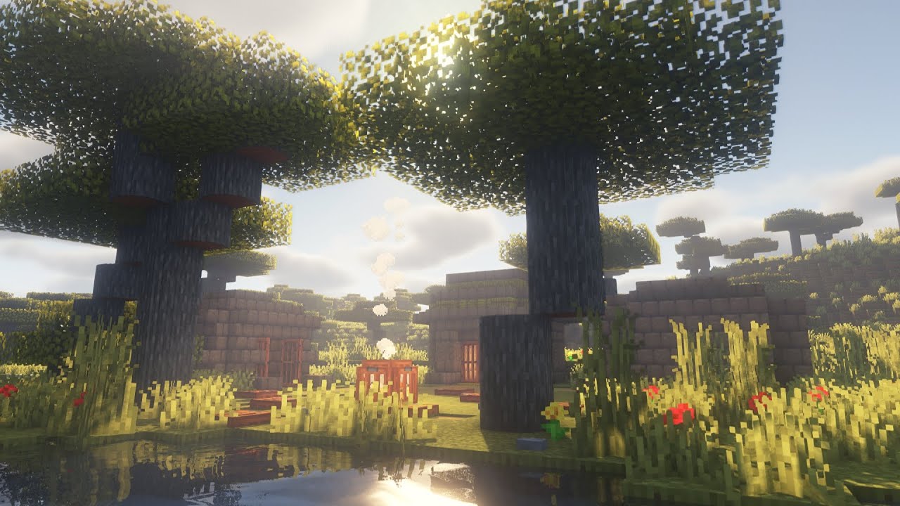 Minecraft | How to Build Mud Huts (Tutorial) - YouTube