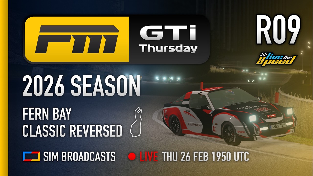 Fragmaster's GTi Thursday 2026 - Round 9 | Live for Speed - YouTube