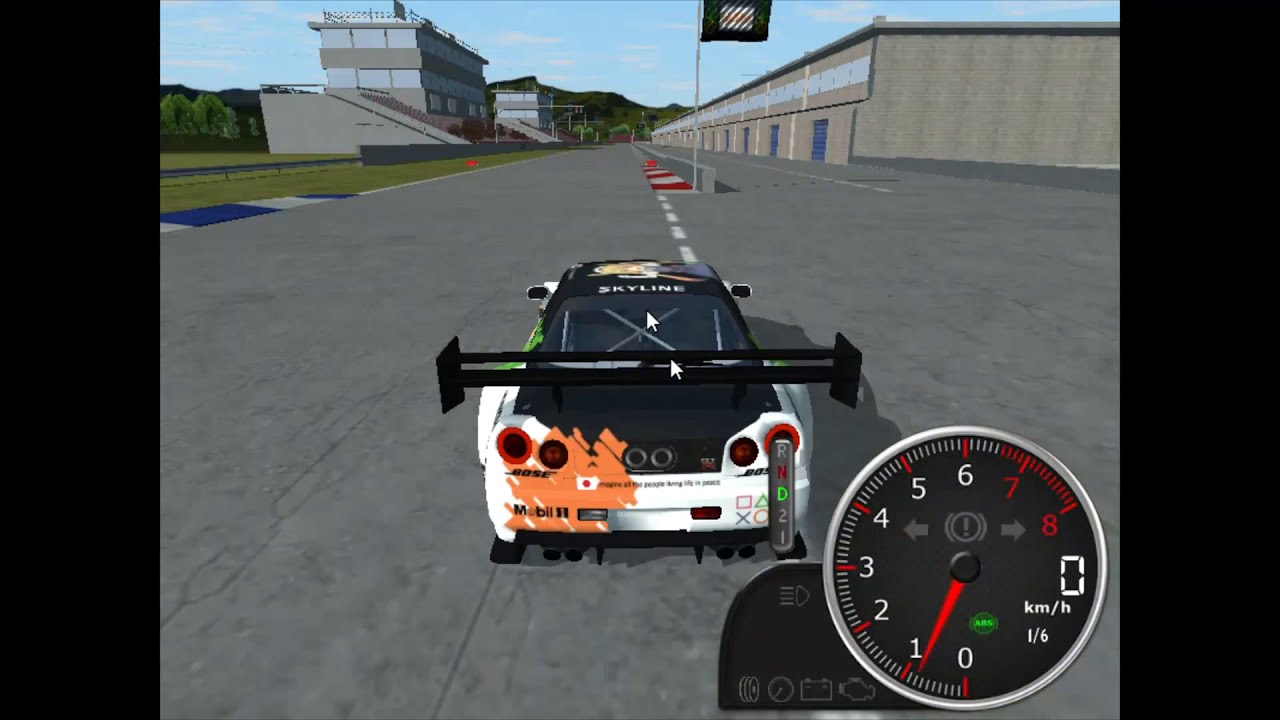 NISSAN SKYLINE GTR (Rigs Of Rods Gameplay) - YouTube