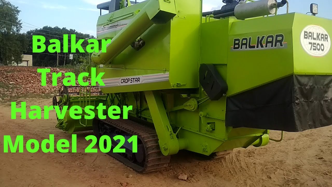 Balkar Track Combine Harvester | Balkar Combine Harvester | Balkar Crop ...