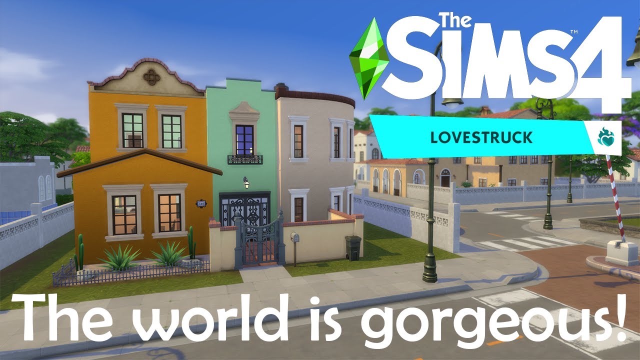 Week of Wow! The Sims 4 Lovestruck (Day 2) Build/Buy and World Overview - YouTube