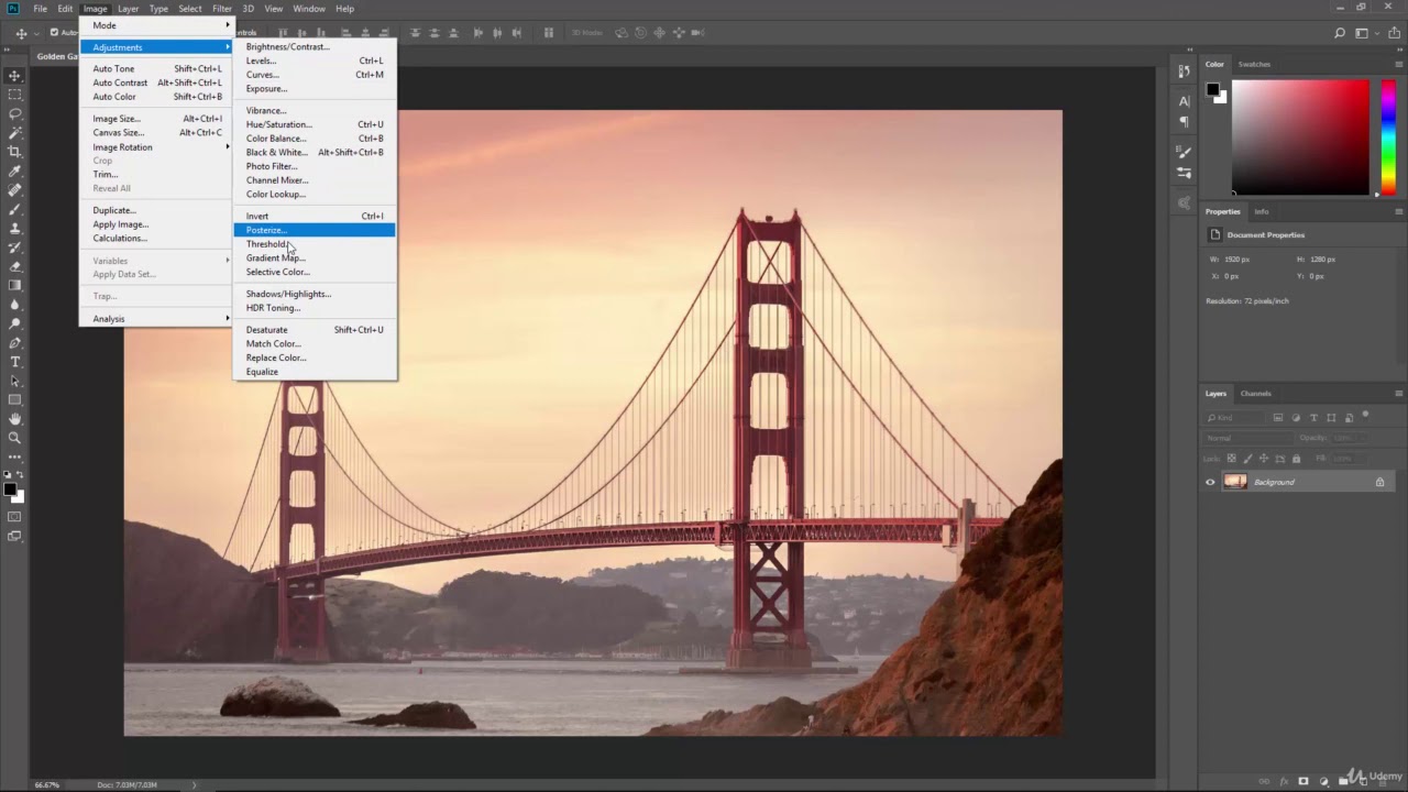 Adjusting the Threshold of Your Image Adobe Photoshop CC Tutorial (Part ...