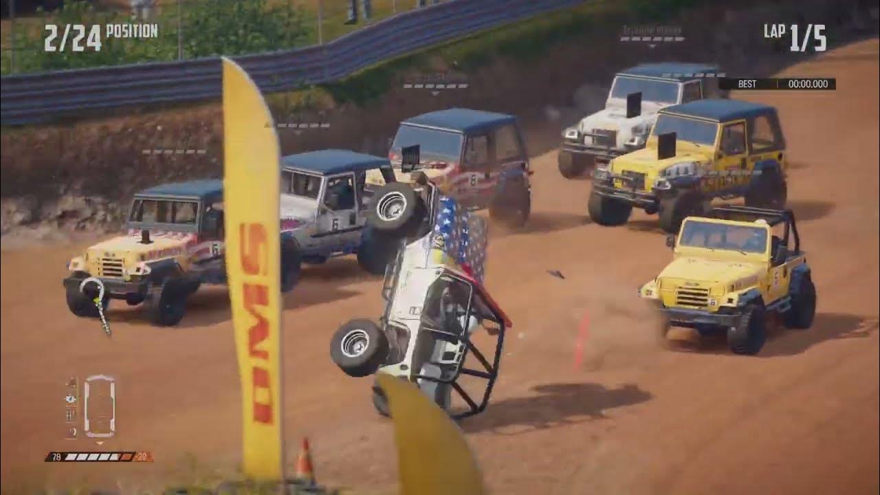 Wreckfest | Jeeps at CRASH CANYON | INSANE ROLLOVER CRASHES - YouTube