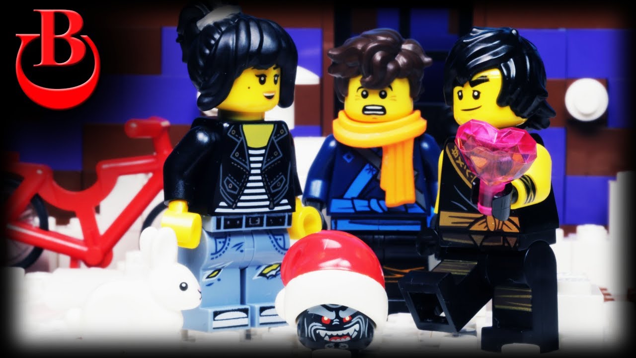 Lego Ninjago Winter Snowball Fight Stop motion - YouTube