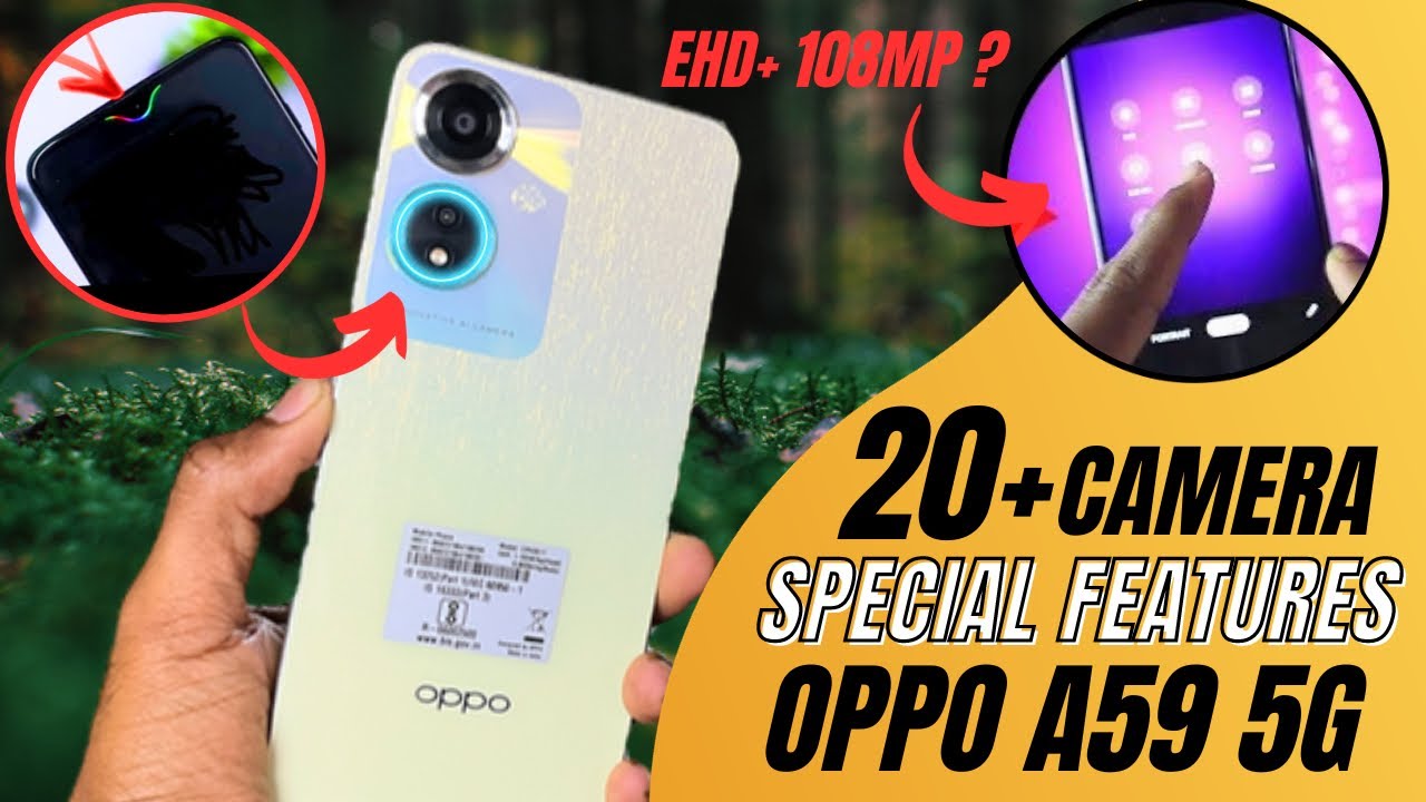 OPPO A59 5G Camera 20+ Tips And Tricks | Special Features ⚡ Oppo A59 5G Hindi | Oppo A59 - YouTube