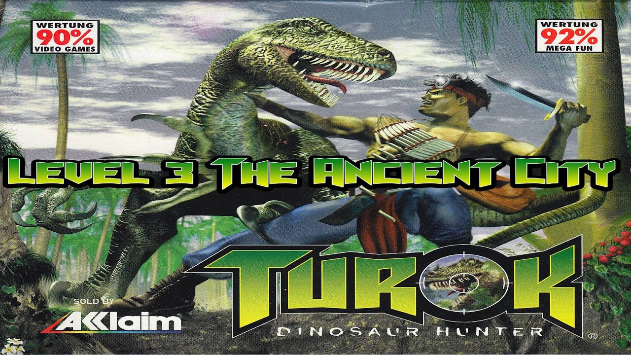 Nintendo 64 Turok Dinosaur Hunter Level 3 The Ancient City Part 1 of 4 ...