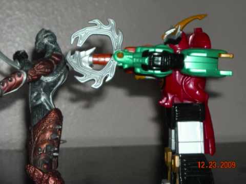 magna defender/Tommy Oliver(Dino Ranger) vs Treacheron/Dai Shi(Jarrod ...