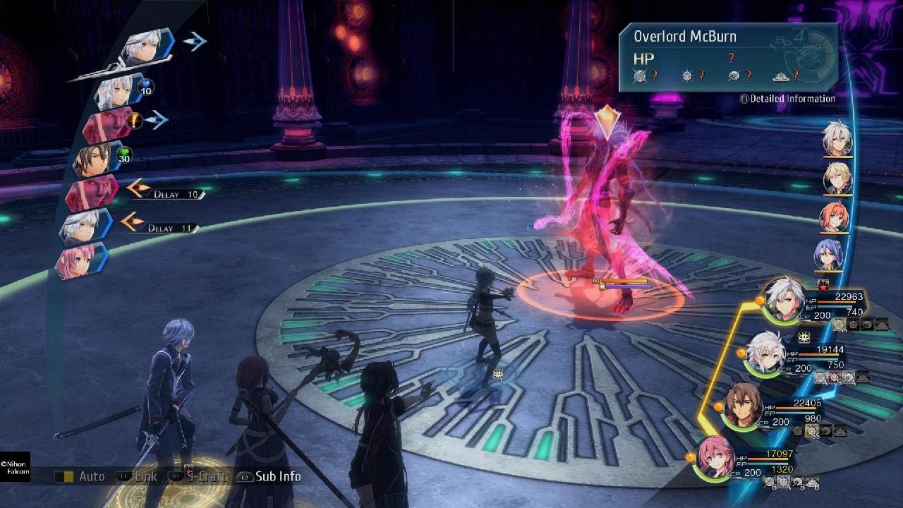 The Legend of Heroes: Trails of Cold Steel IV || Overlord McBurn Fight ...