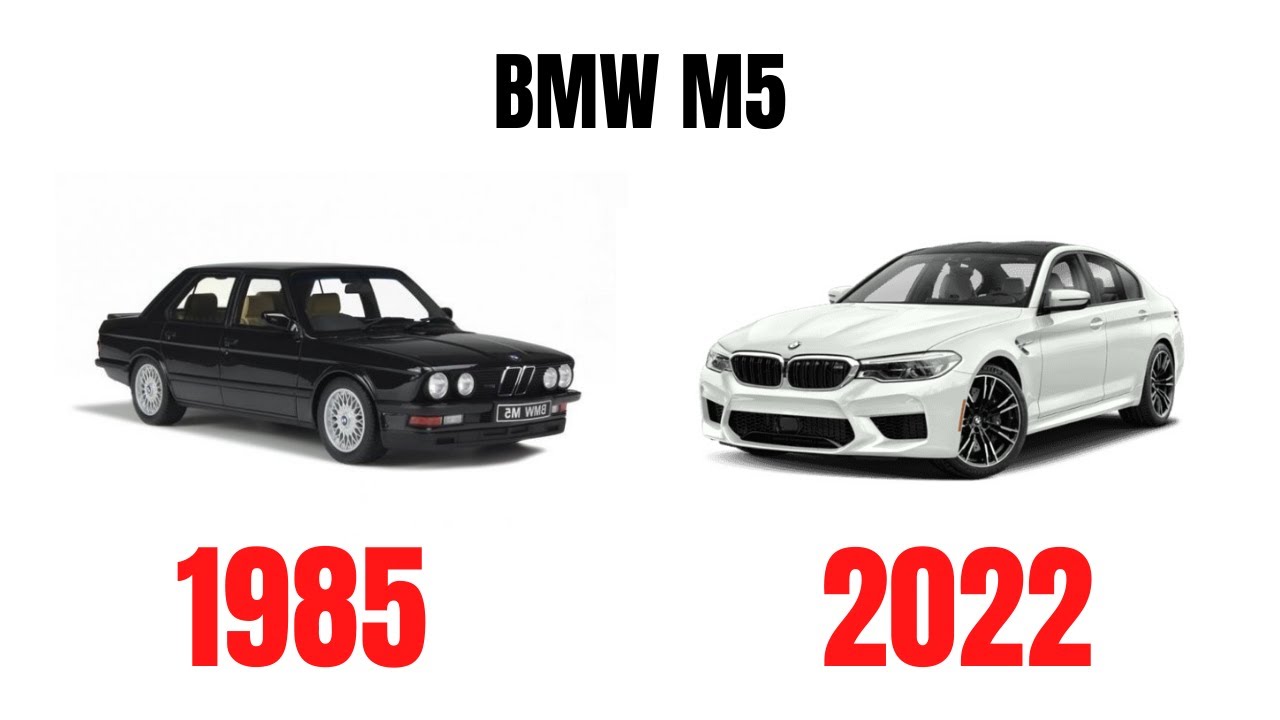 BMW M5 Evolution 1985-2022 - YouTube