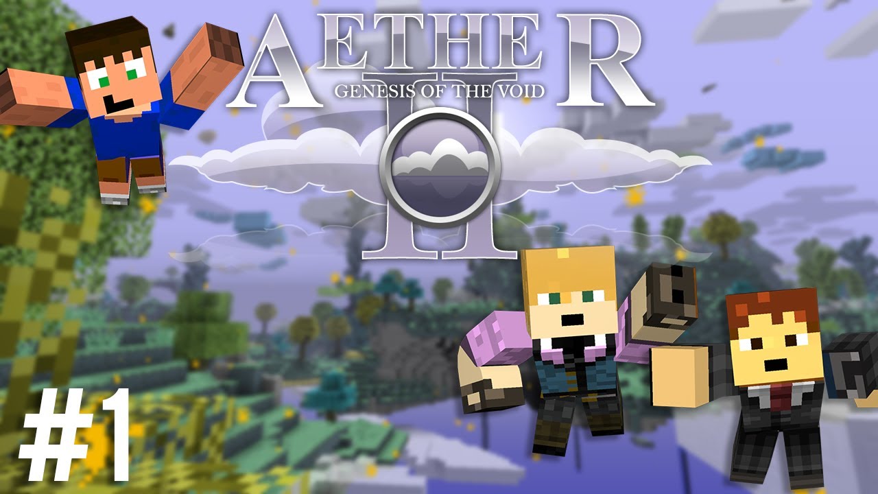 Minecraft; Aether 2 Mod Ep. 1 - A Bouncy House - YouTube