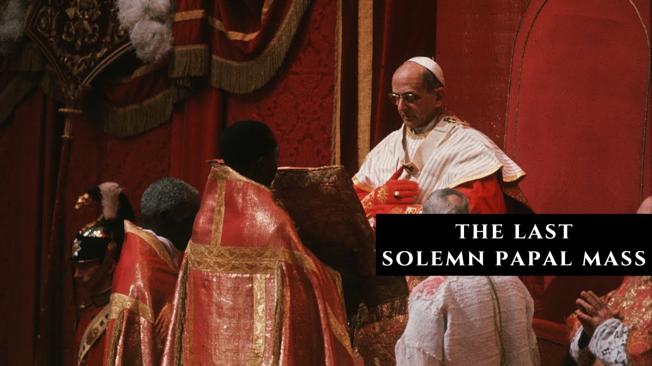The Last Solemn Papal Mass and Canonization - YouTube
