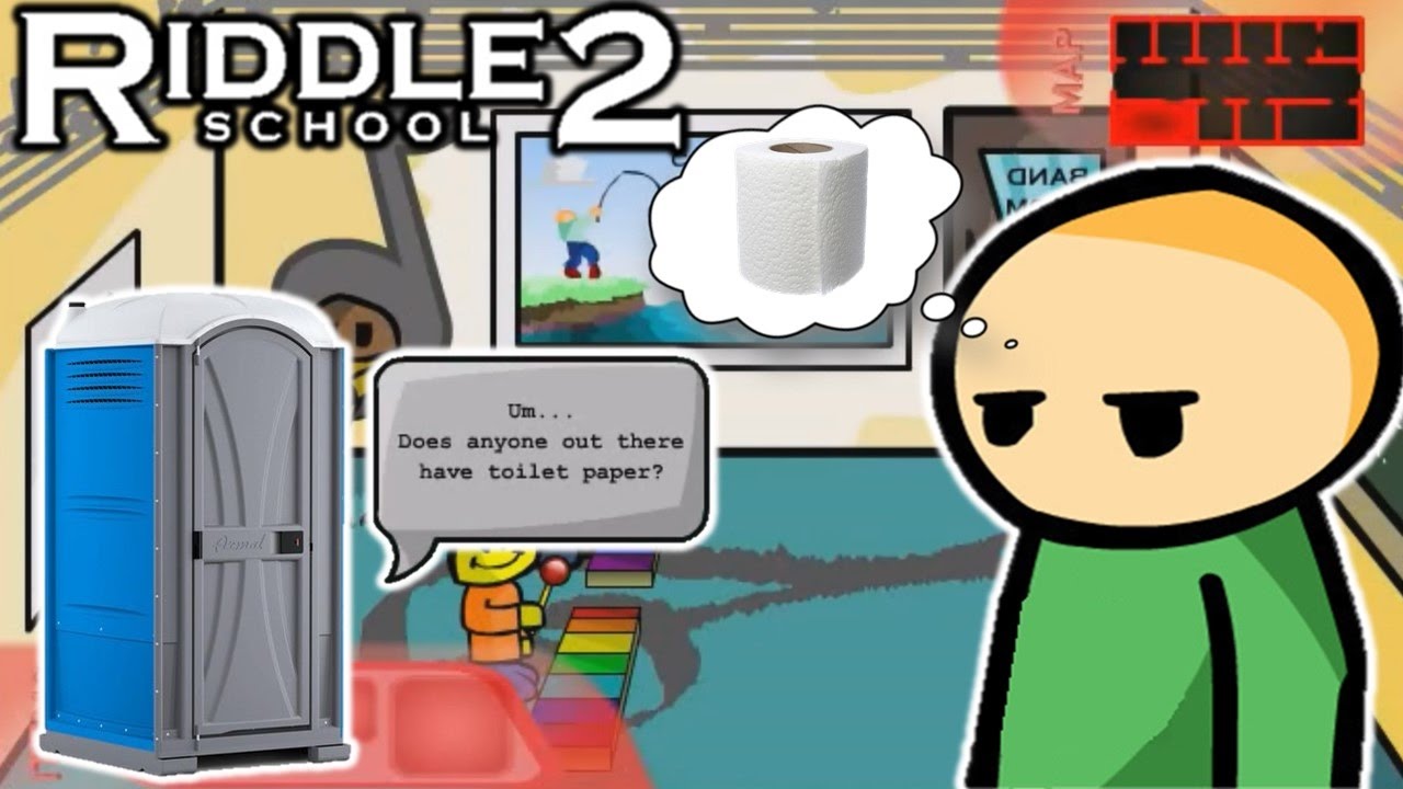 SOMEONE NEEDS TOILET PAPER?! I Riddle School 2 - YouTube