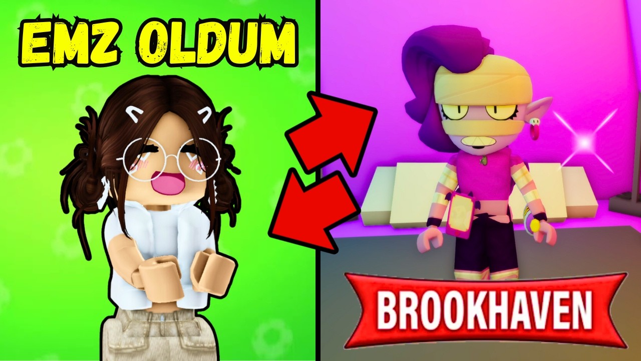 BROOKHAVEN'DA BRAWL STARS KARAKTERLERİ😊AYŞEM ECE ARI💥ARIGİLLER🐝ROBLOX ...