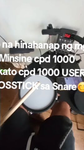 CROSSTICK on Snare Pad Lekato cpd 1000 - YouTube