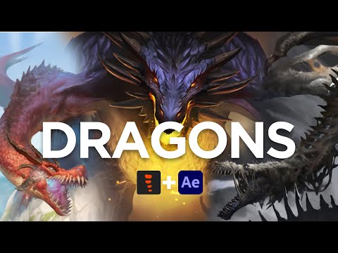 Dragons - Spine + After Effects - YouTube