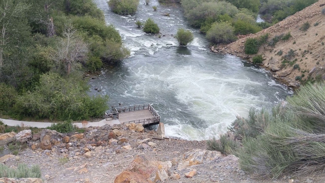 Mackay Dam {top view} 6/22/19 - YouTube