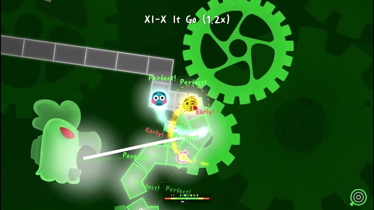 Beating it go 1.2x speed trial with clicks - ADOFAI - YouTube