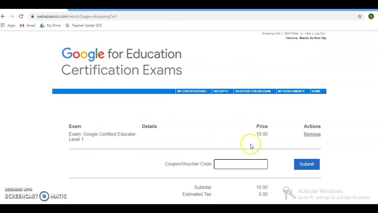 Cara Register GCE Level 1 - YouTube