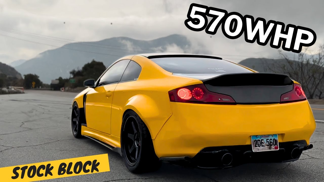 570 HP Twin-Turbo G35 Coupe Review - Nitish21 - YouTube