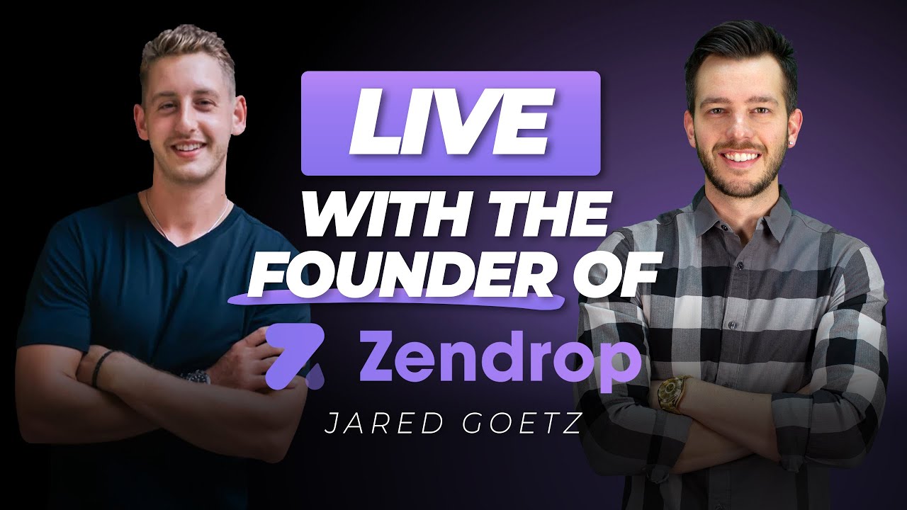 LIVE With The Founder Of ZenDrop - YouTube