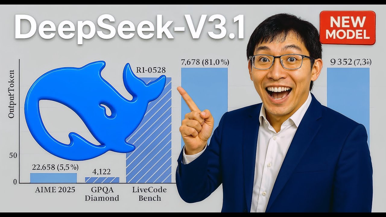 🚨 New DeepSeek v3.1 Benchmark,Pricing,API & Speed Update! - YouTube