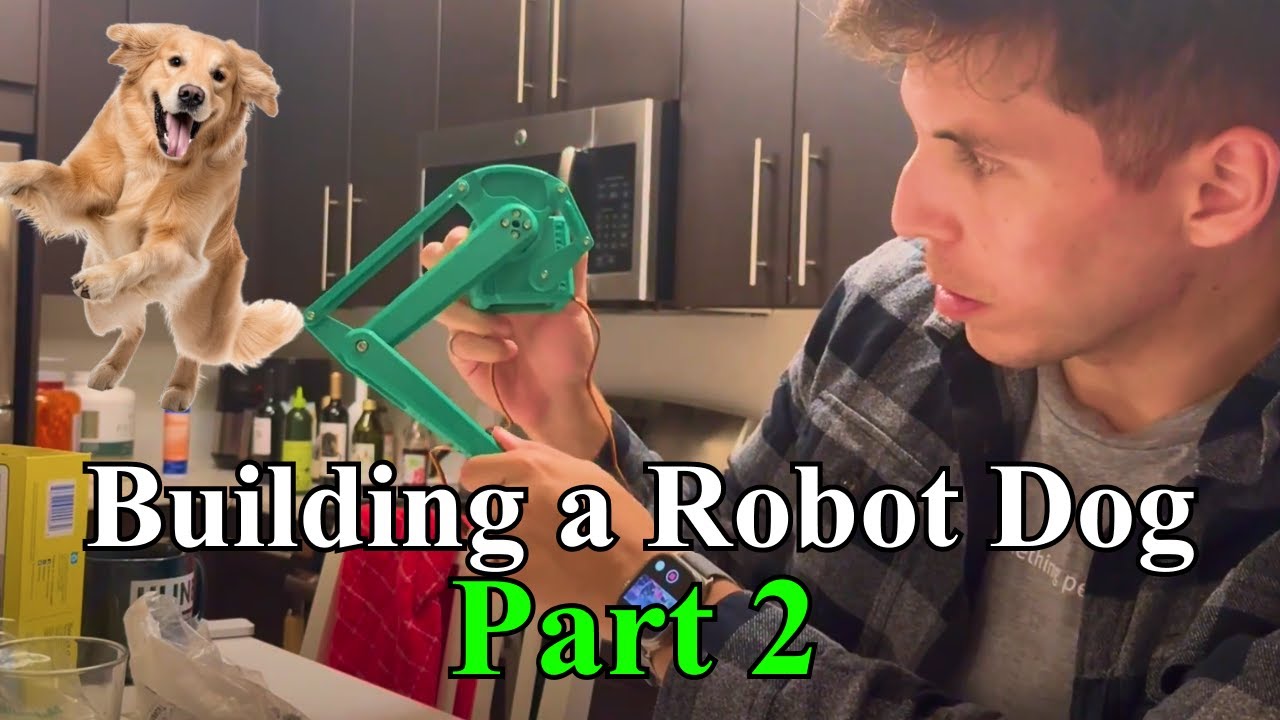Building a Robot Dog: Assembling the 1st leg and learning to move (Part ...