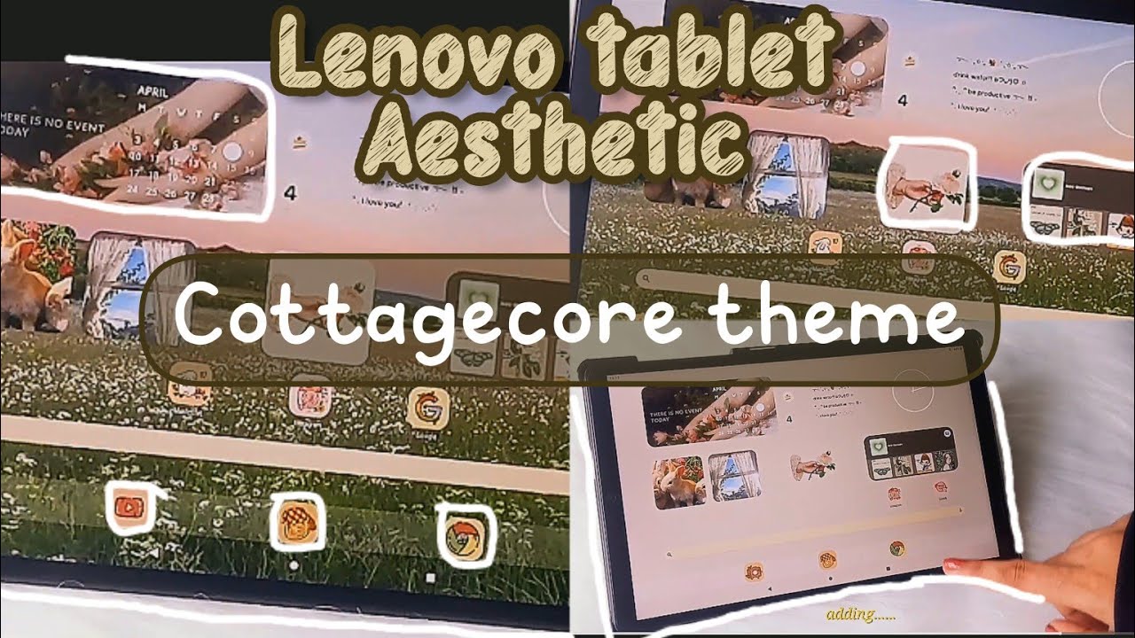how to have aesthetic tablet|lenovo tablet aesthetic | Cottagecore ...