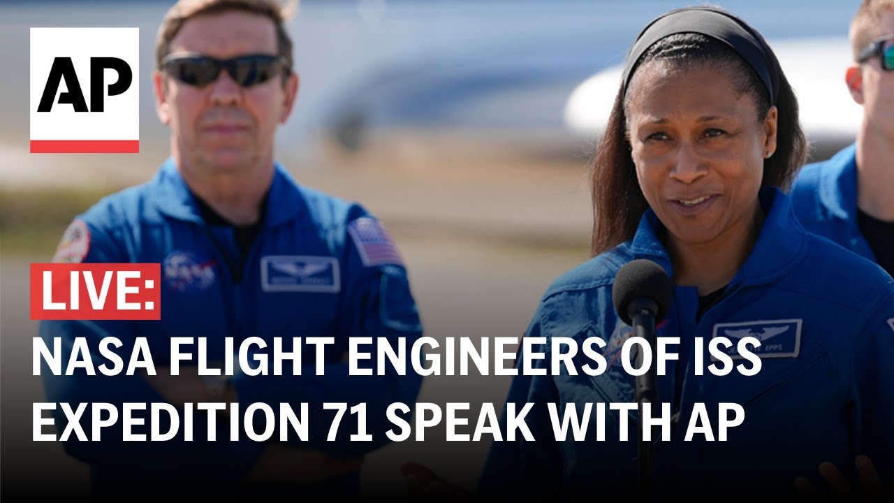 LIVE: NASA astronauts at the space station speak with The Associated ...
