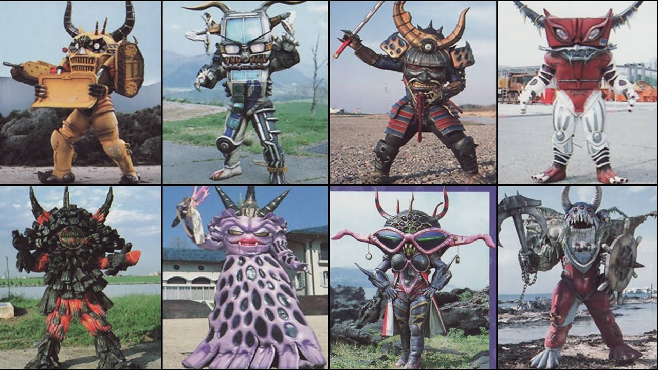All Gaoranger Monsters/Villains - YouTube